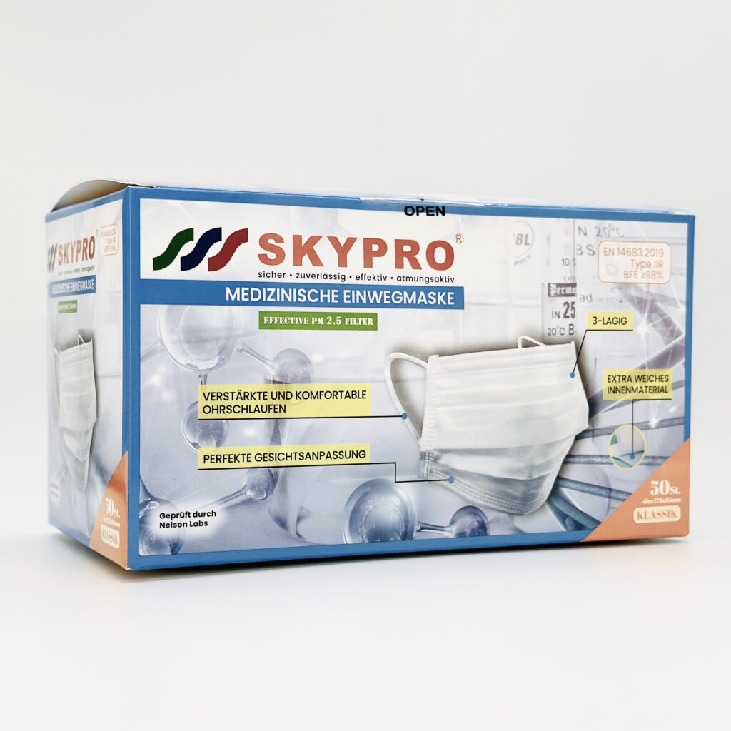 SkyPro OP-Masken Klassik Typ IIR - 50 Stk. | SkyPro